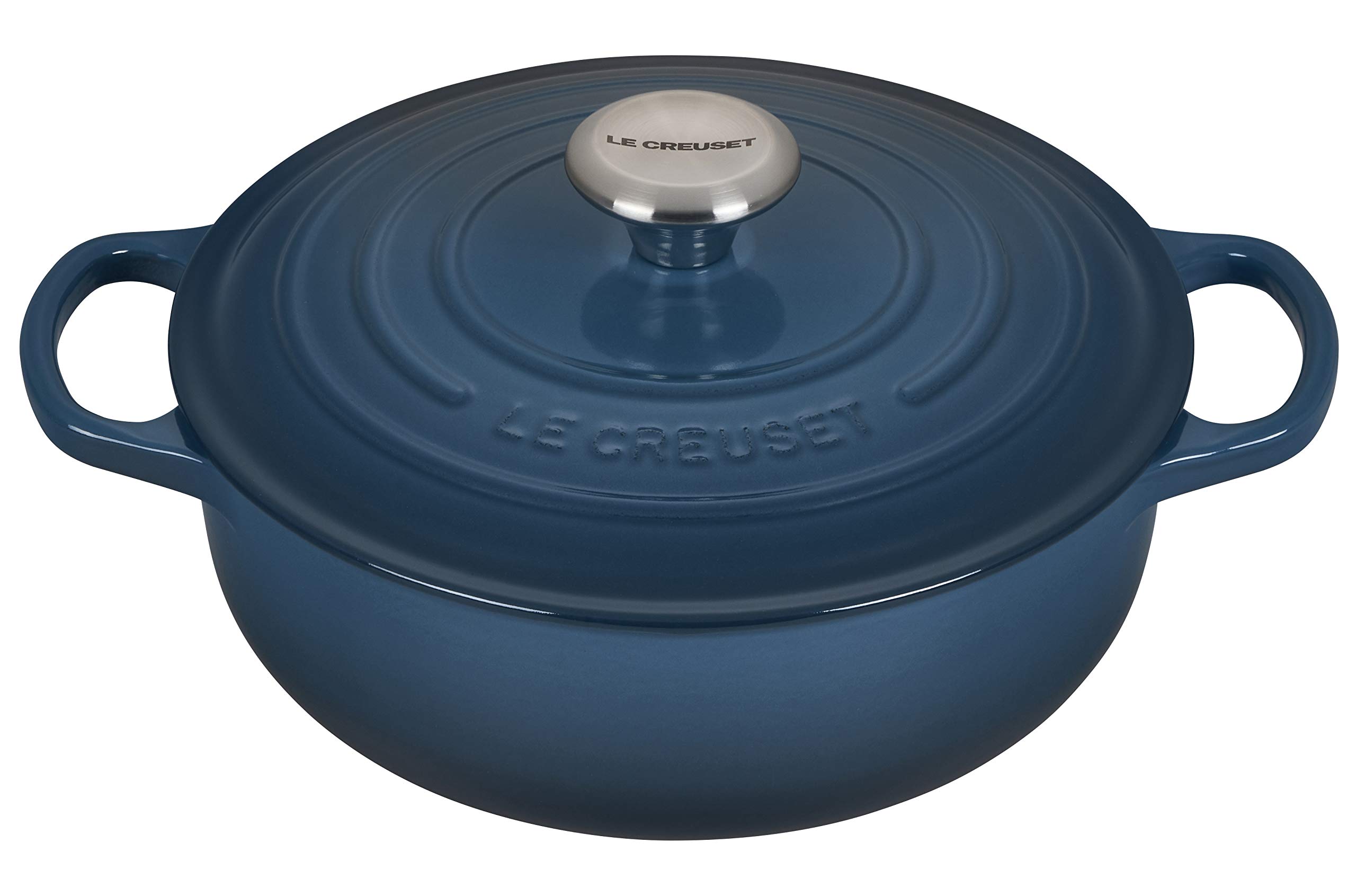 Le Creuset Enameled Cast Iron Signature Sauteuse Oven, 3.5 qt., Deep Teal