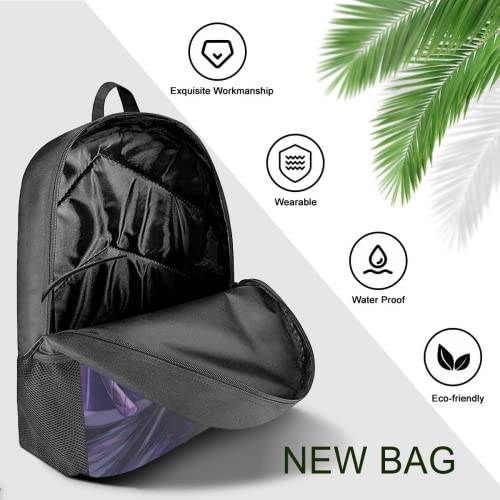 Csvnjeu Anime Backpack Set, Polyester Backpack Set with Lunch Box And Pencil Pouch, Backpack Set for Teenage Boys And Girls
