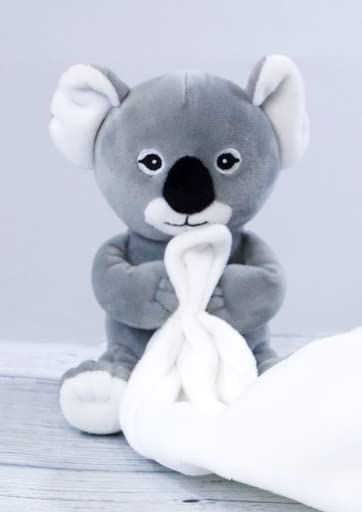 Plush Full Bodied Stuffed Koala Comforter Blanket 12"X12" for Babies, Toddlers,Boys and Girls