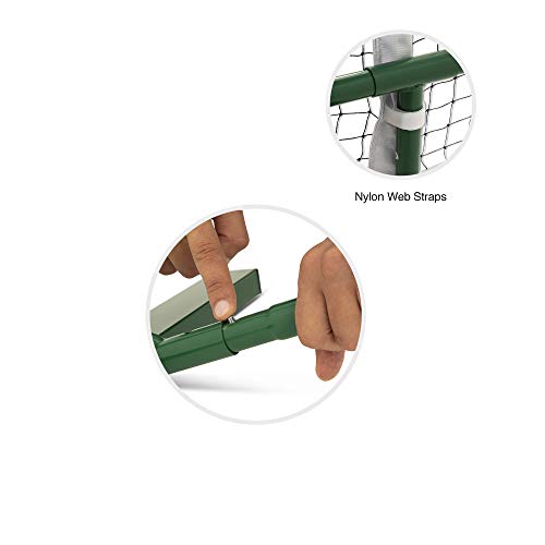 Champion Sports Portable Pickleball Net: Regulation Size Pickle Ball Net System - Easy Assembly Pickleball Nets with Carry Bag - 22β Wide x 36β Tall