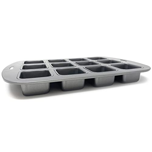 Norpro Nonstick 12-Cavity Linking Brownie Muffin Cupcake Cake Pan, Squares