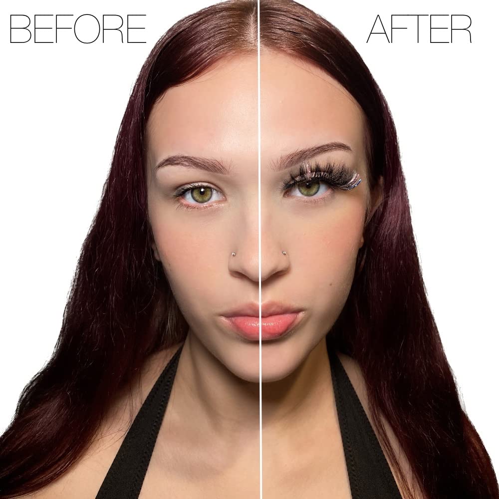 DOLLSTHETIC® - Original Doll | Glitter eyelashes, Thicker and fuller, comfortable lash band, TikTok Viral, 60 Wears Reusable Faux Mink Lashes, 25mm - 1 Pair