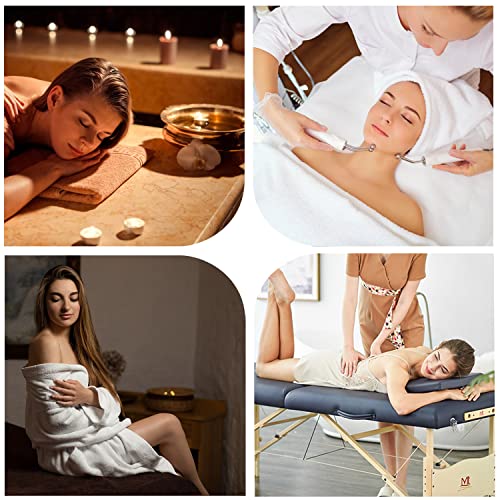 Noverlife 25PCS Disposable Fitted Massage Table Sheets Spa Bed Covers, Breathable Non Woven Fabric Massage Table Protective Cover, Single Use for Beauty Salon Facial Body Skincare Treatments