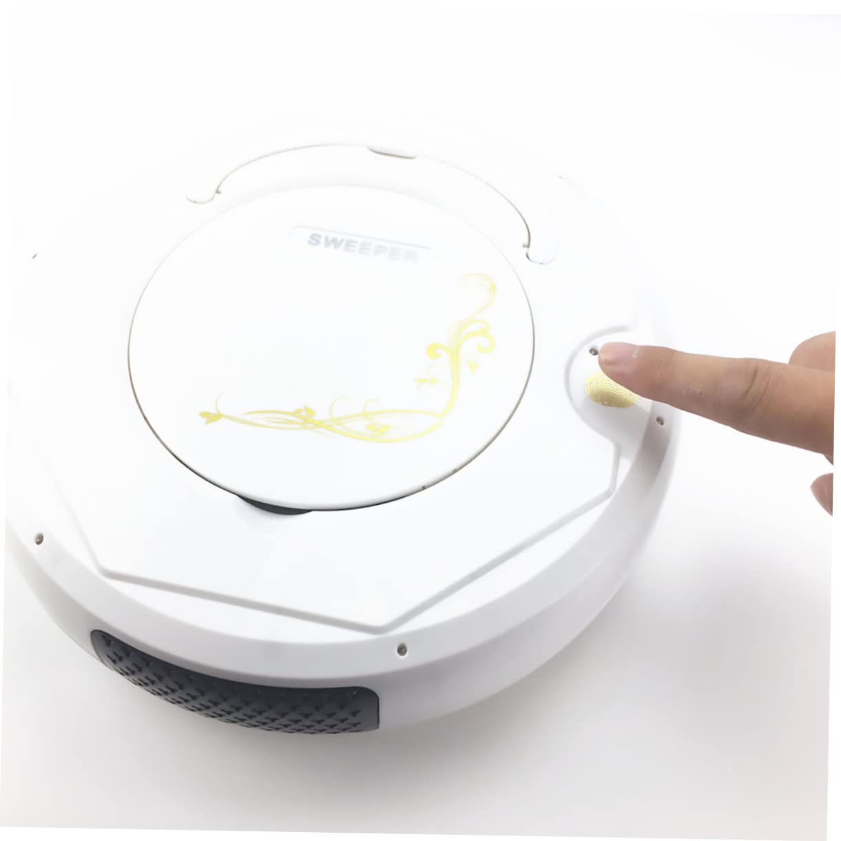 CRAFTHROU Sweeping Robot Home Robot Cleaner Vacuum mop Robot Carpet Robot Vacuum Robot Vacuum mop pet Hair mop Robotic Vacuum Cleaner Automatic Vacuum Cleaner vac mop White Plastic USB Floor
