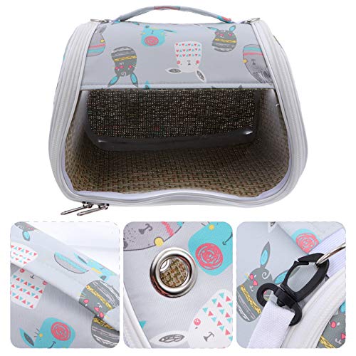 iplusmile 2pcsbag Pig Glider for Strap Pet Bag Outgoing Travel Portable Gray Gerbil Outdoor Sugar Hedgehog Hamster Bags Adjustable Guinea Carrier Breathable Animals Animal Rat with Back S
