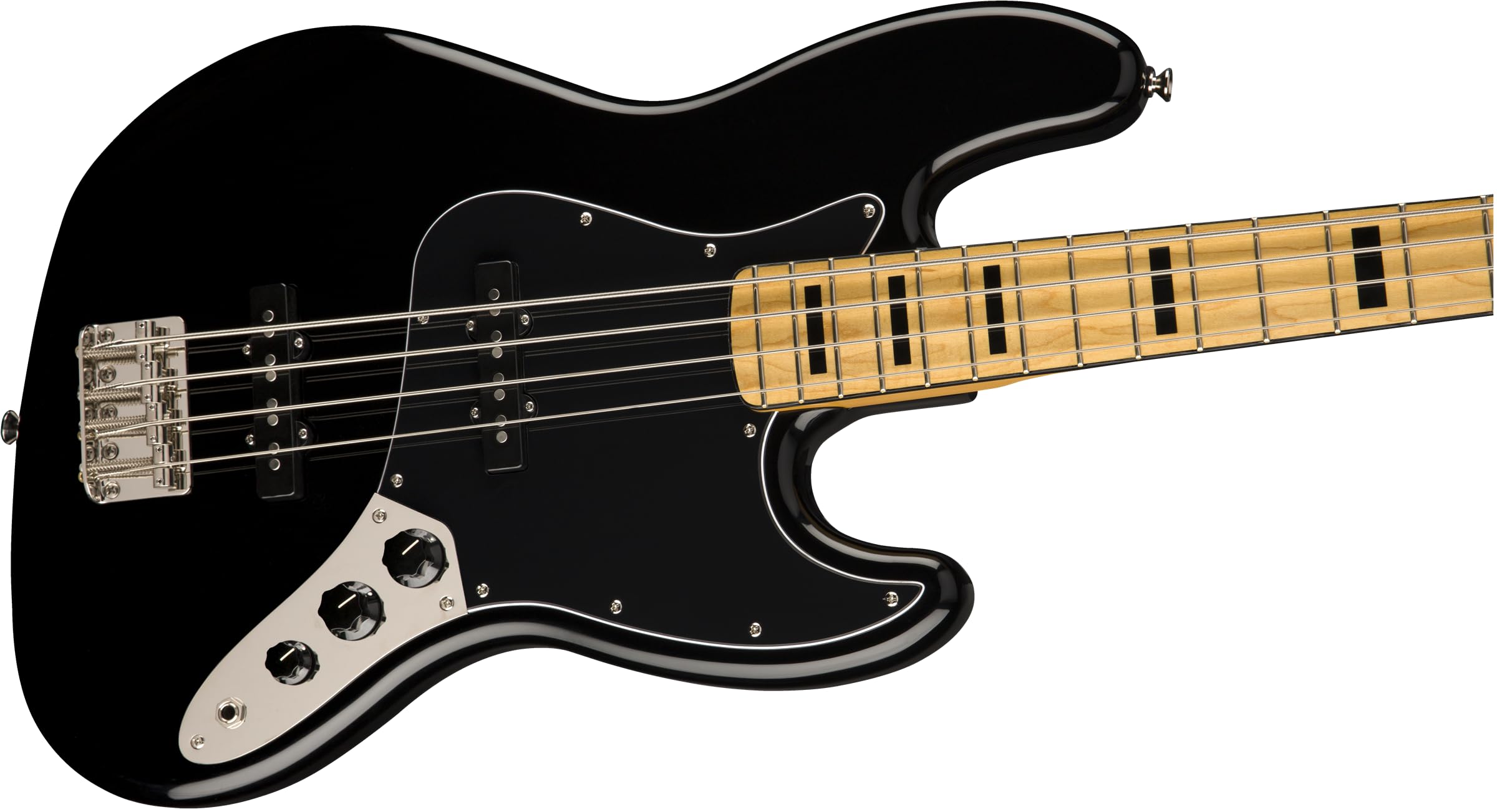 Squier Classic Vibe 70s Jazz Bass, Black, Maple Fingerboard