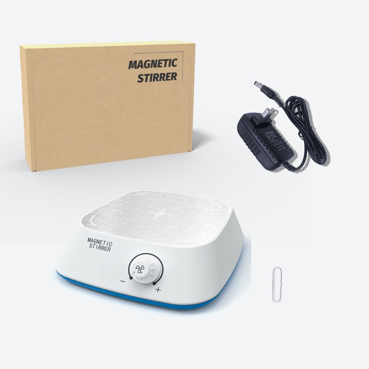 Dolfinie Magnetic Stirrer, Stir Plate with Stir Bar (No Heating), Capacity 3000ml Magnetic Mixer [Upgrade]