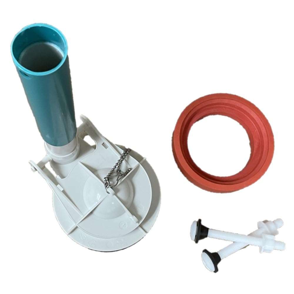 Champion 4 Two Piece Toilet Replacement Flush Valve With Overflow Extension Tube by NuFlush fits American Standard 3174.002-0070A