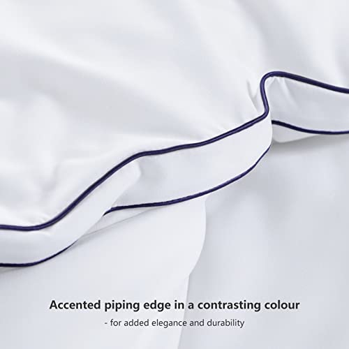 RUIKASI Fluffy Duvet Insert King - Soft Lightweight Summer Cooling Comforter King Size White, Down Alternative, 102x90, Hotel Collection Duvet with Corner Tabs, Machine Washable