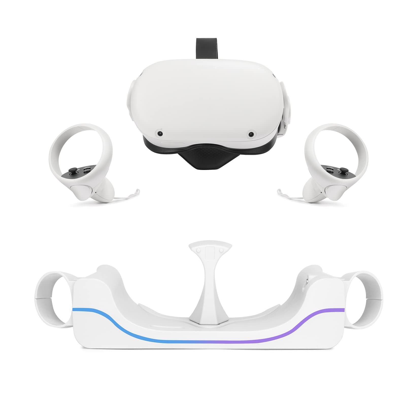 Charging Dock for Oculus Quest 2, Support Fast Charging Station with LED Light for Quest 2