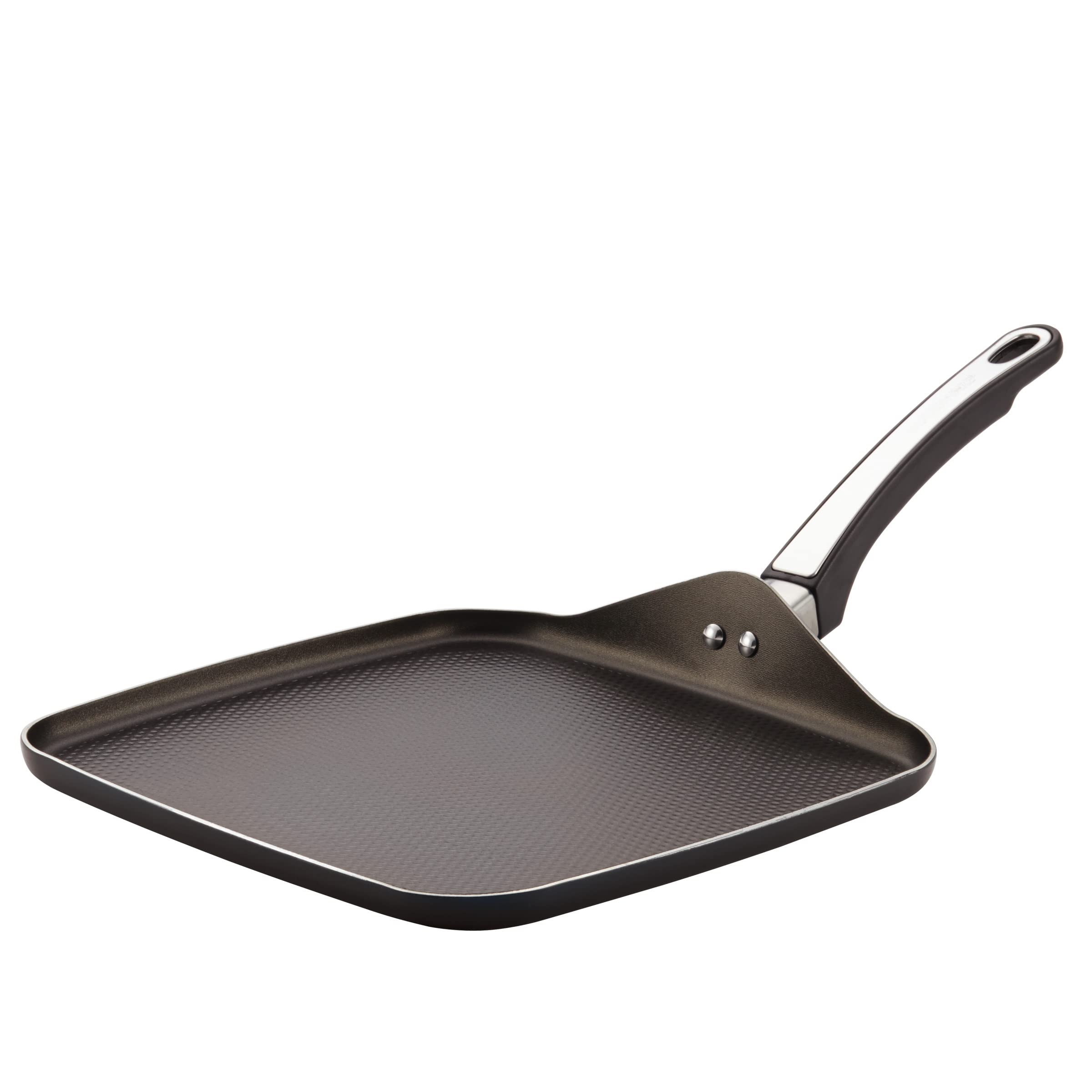 Farberware 21582 Dishwasher Safe High Performance Nonstick Frying Pan with Glass Lid / Nonstick Deep Skillet, 12 Inch, Black
