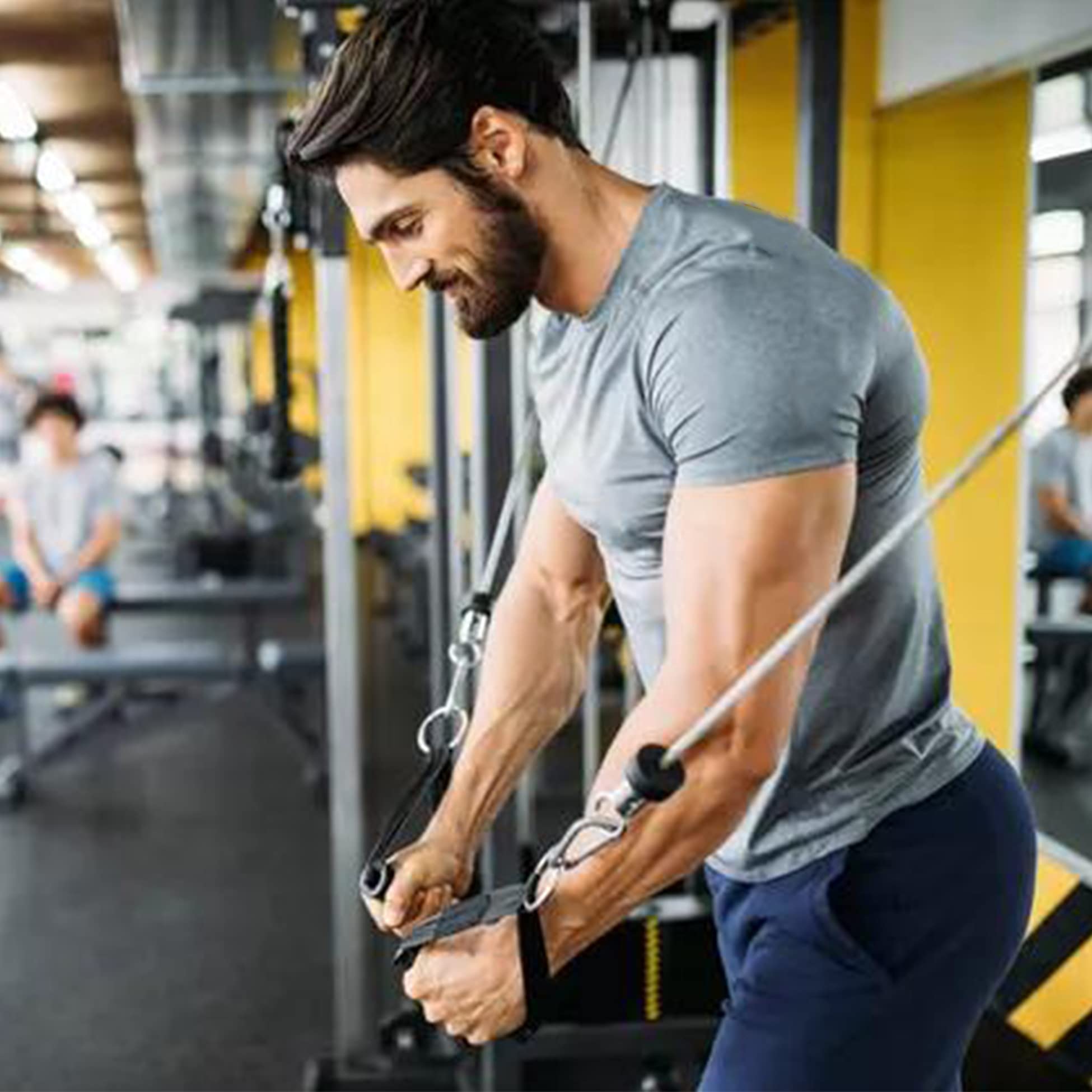 COOFANDY Men's 3 Pack Workout T Shirts Short Sleeve Gym Bodybuilding Muscle Shirts Base Layer Fitness Tee Tops