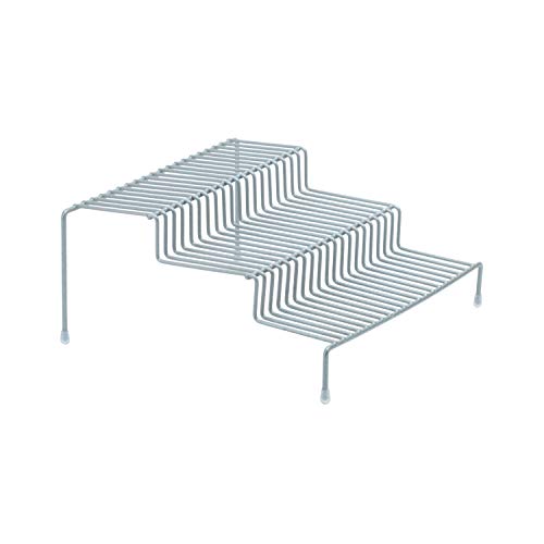 Kitchen Details 3 Tier Free Standing Spice Rack | Organizer Shelf | Countertop | Pantry | Kitchen Cabinet | Grey