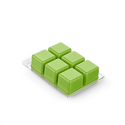 Fresh Cut Grass - Scented All Natural Soy Wax Melts - 6 Cube Clamshell 3.2oz Highly Scented!