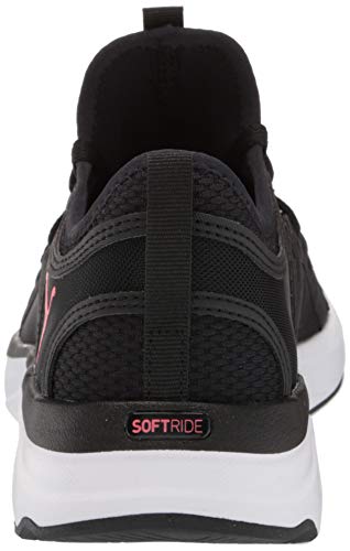 PUMA womens 19435501 Running Shoe, Puma Black-ignite Pink-puma White, 8.5 US
