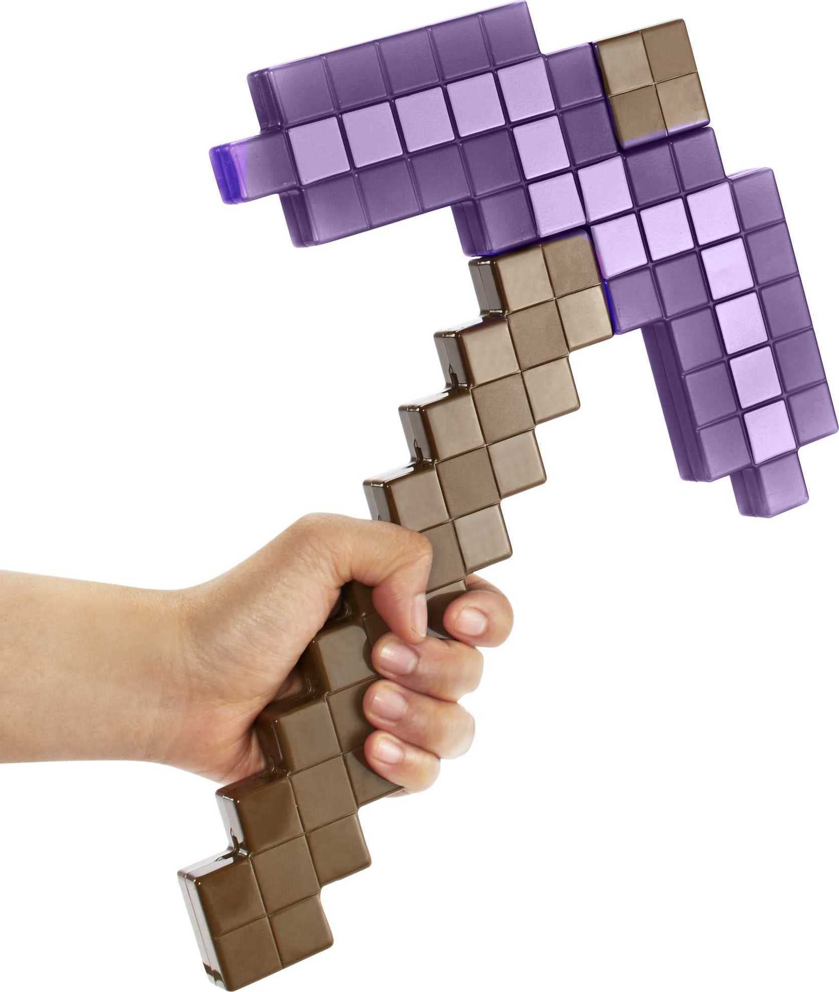 Minecraft Role-Play Accessory Collection, Child-Sized Sword or Pickaxe, Collectible Gift for Video Game Fans Age 6 Years & Older