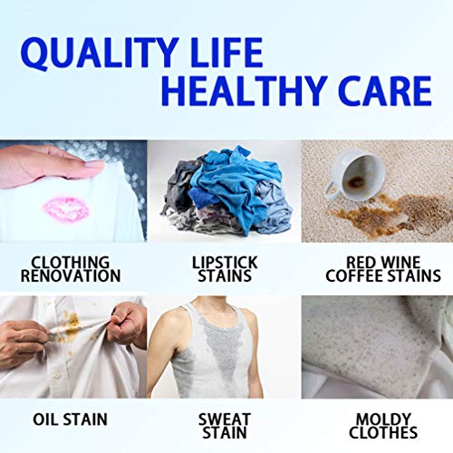 Laundress Stain Solution 2 Bottles of Powder Soap Laundry Powder Clothes Washing Fresh Scent Powder for Home Powder Laundry