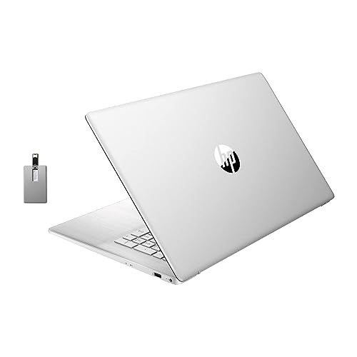 HP 17.3'' FHD (1920 x 1080) Business Laptop, Intel Core i5-1235U, 16GB RAM, 1TB PCIe SSD, Intel Iris Xe Graphics, Backlit Keyboard, HD Camera, Bluetooth, Win 11 Pro, Silver, (renewed)