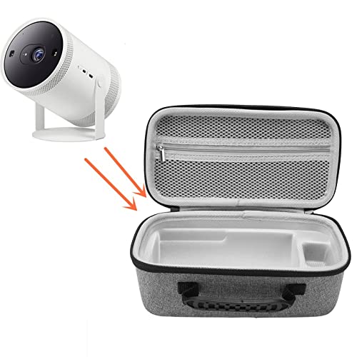 Cuifati Projector Carrying Case for Samsung Nebula Anker Capsule 3 Laser & The Freestyle 1080P Projector, EVA Waterproof Shakeproof Portable Travel Bag