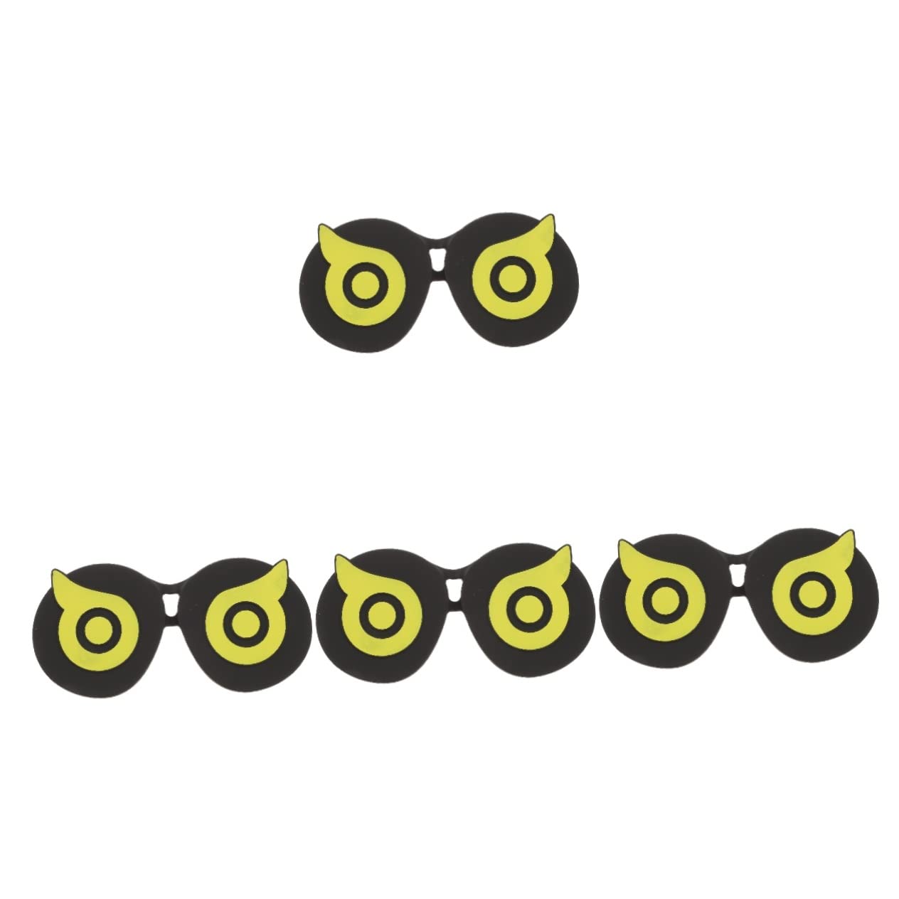 DOITOOL Earphones Ear Piece 4pcs Yellow Compatible with pico Compatible for pico Cover Protector Lens Anti-scratch Glasses Vr Sunproof Cushion Pad Vr Accessories Vr Accessories Vr Accessories
