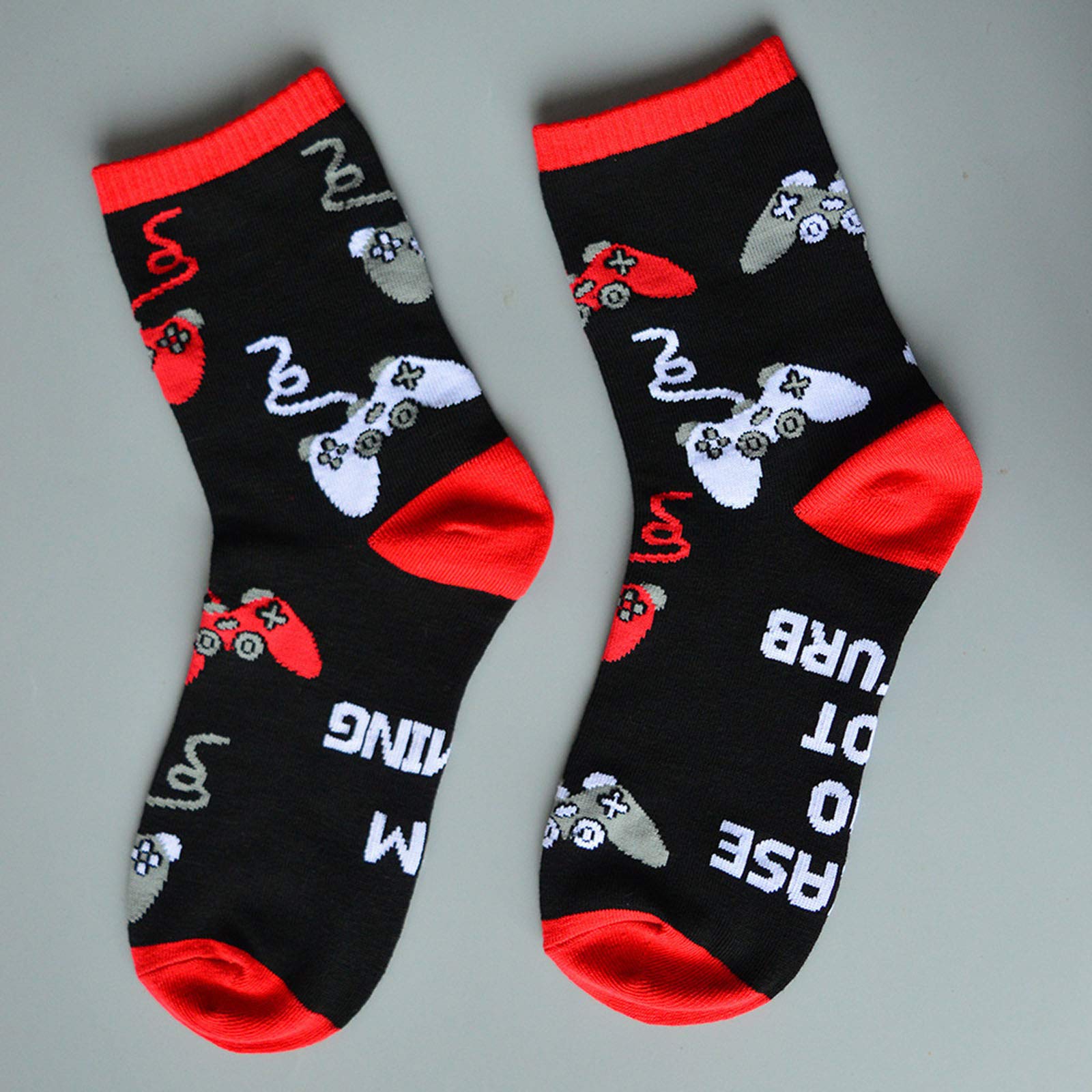Cotton Sock Women Sock Casual Personality Men Letters Socks Warm Fashion Pattern Printing Socks Size 13-15