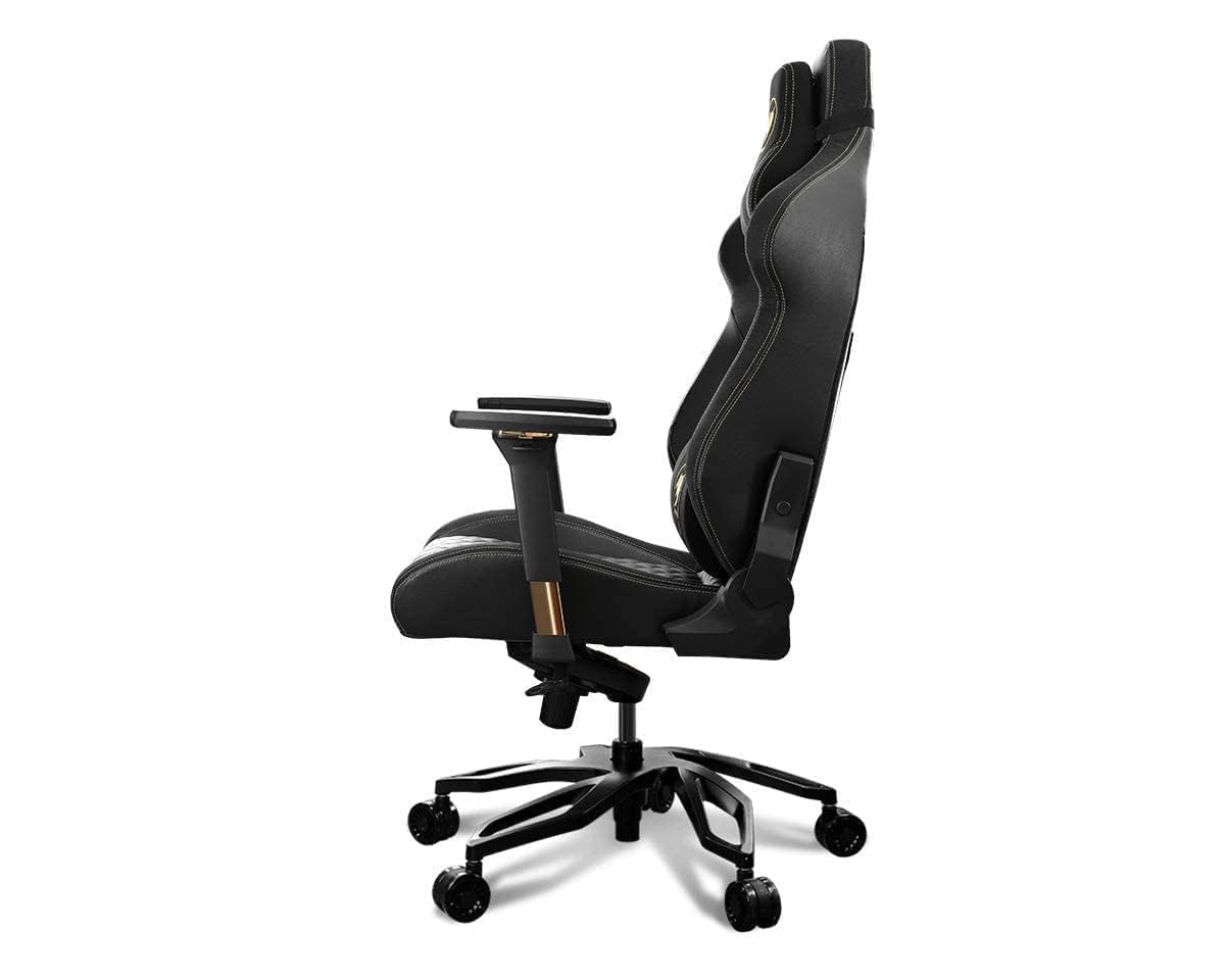 COUGAR Armor Titan Pro Royal The Flagship Gaming Chair Breathable PVC Leather, a Premium Suede-Like Texture, 160kg Support, 170 Degree Reclining, Black