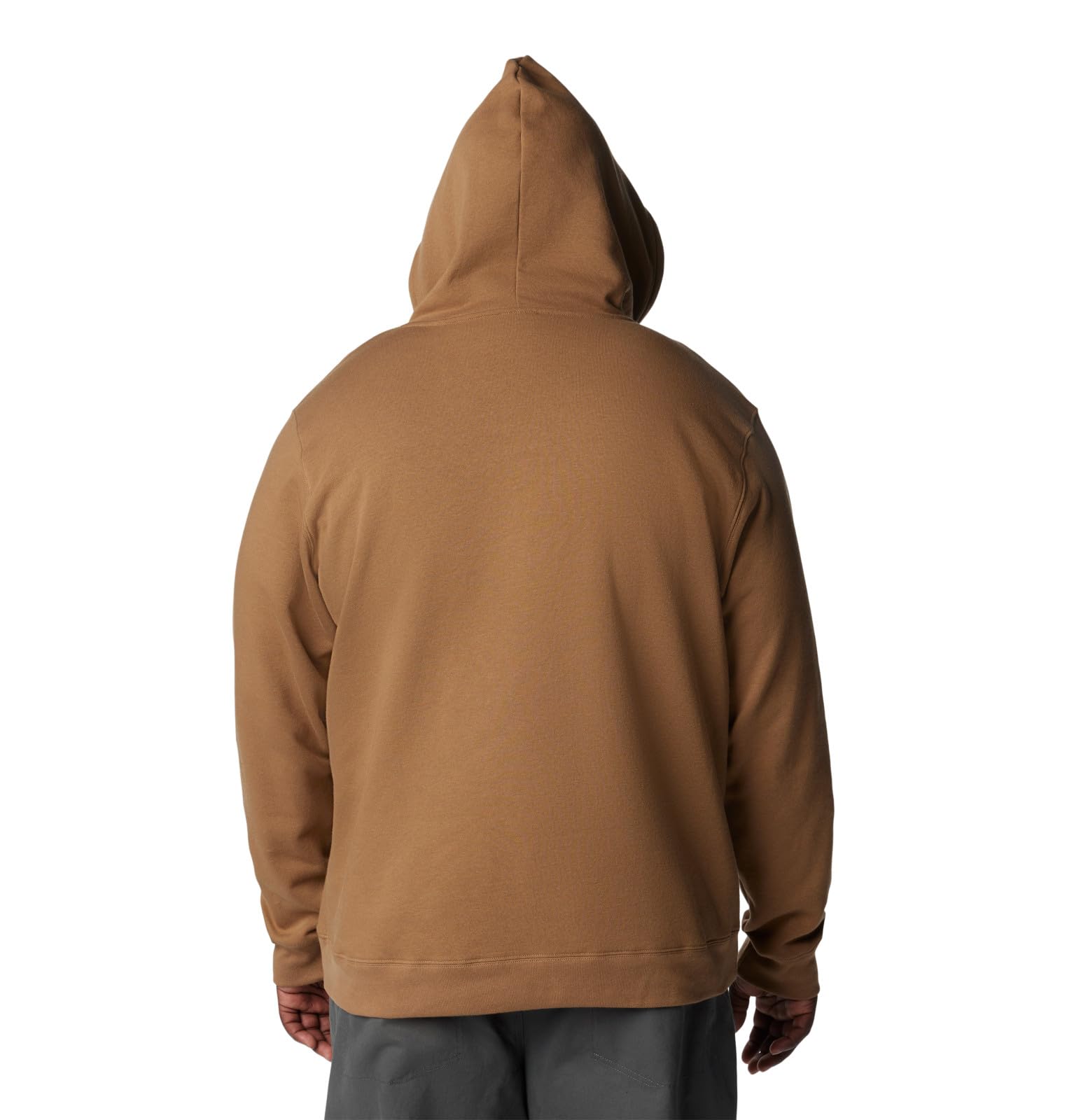 Columbia Men's Trek Graphic Hoodie, Delta/Bearly Checkered Peaks Graphic, Large