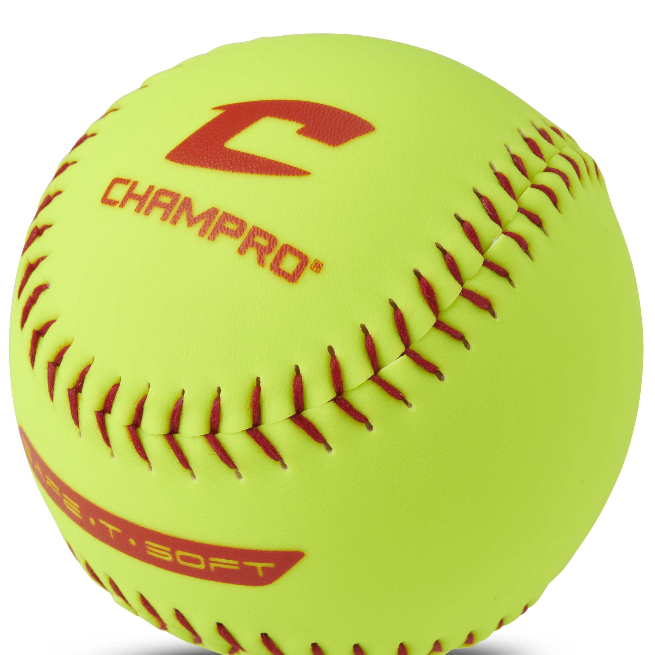 Champro Safe-T-Softball Cover (Optic Yellow, 12-Inch), Pack of 12