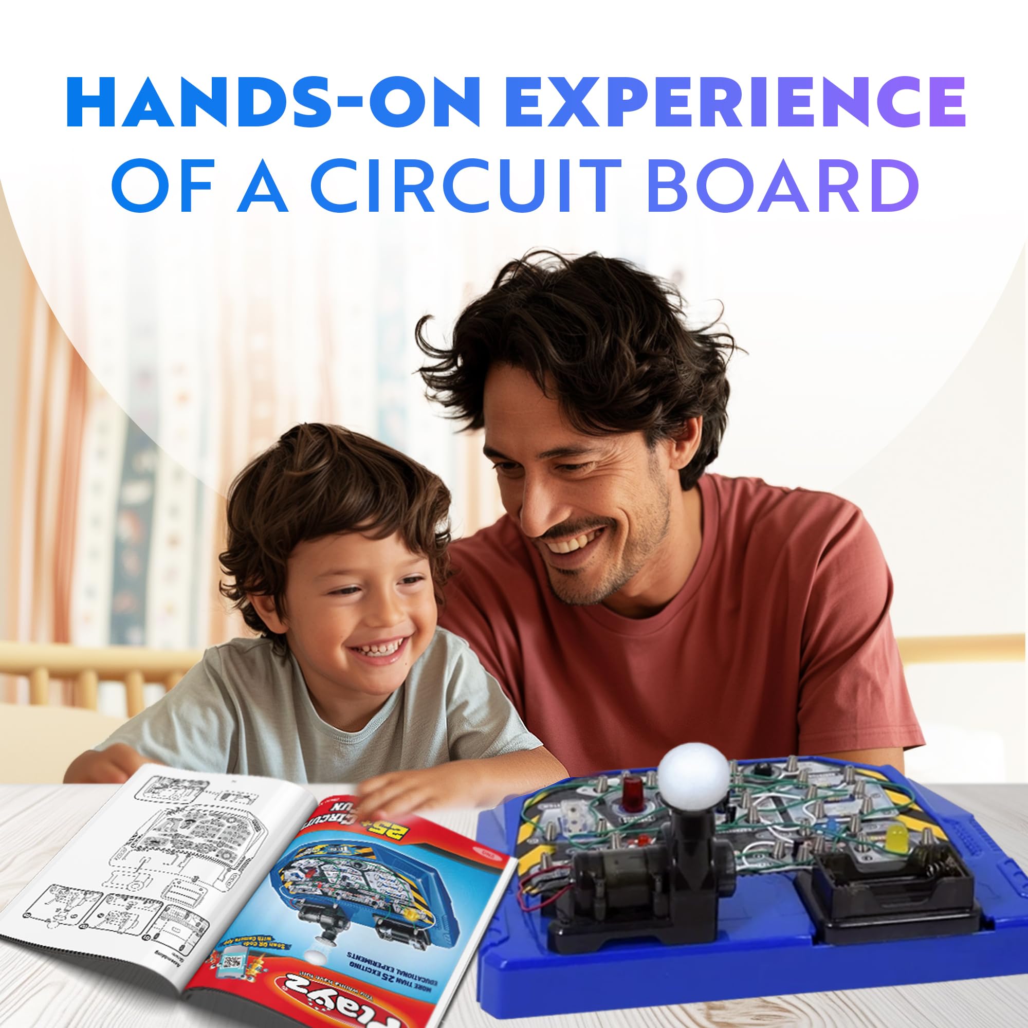 Playz Electric Piano Circuit Board for Kids - 38+ Music Lab Experiments, Kids' Electronics Kit, DIY Engineering Toy & Educational Science Kits, & STEM Projects for Kids Ages 8-12, Teens, Boys, & Girls