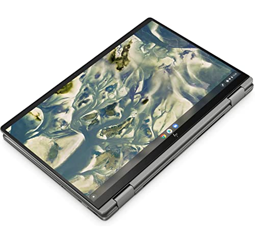 HP Chromebook x360 14c-cc0020ca 14" HD Touchscreen IPS Backlit, Intel Core i5-1135G7, 8GB RAM, 256GB SSD, with French Canadian Keyboard Mineral Silver, ChromeOS (Renewed)