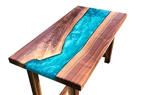Epoxy Table, Live Edge Wooden Table, Epoxy Resin River Table, Natural Wood,Dining Table, Natural Epoxy Table, Resin Table
