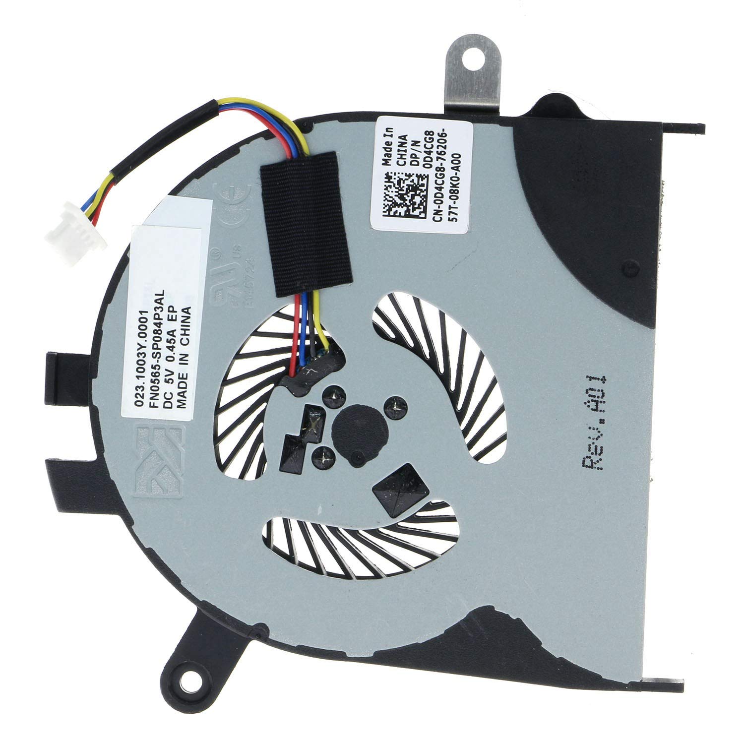 CPU Cooling Fan for Dell Inspiron 13 7353 7359 7453 P57G i7353 i7359 0D4CG8 D4CG8 023.1003Y.0001