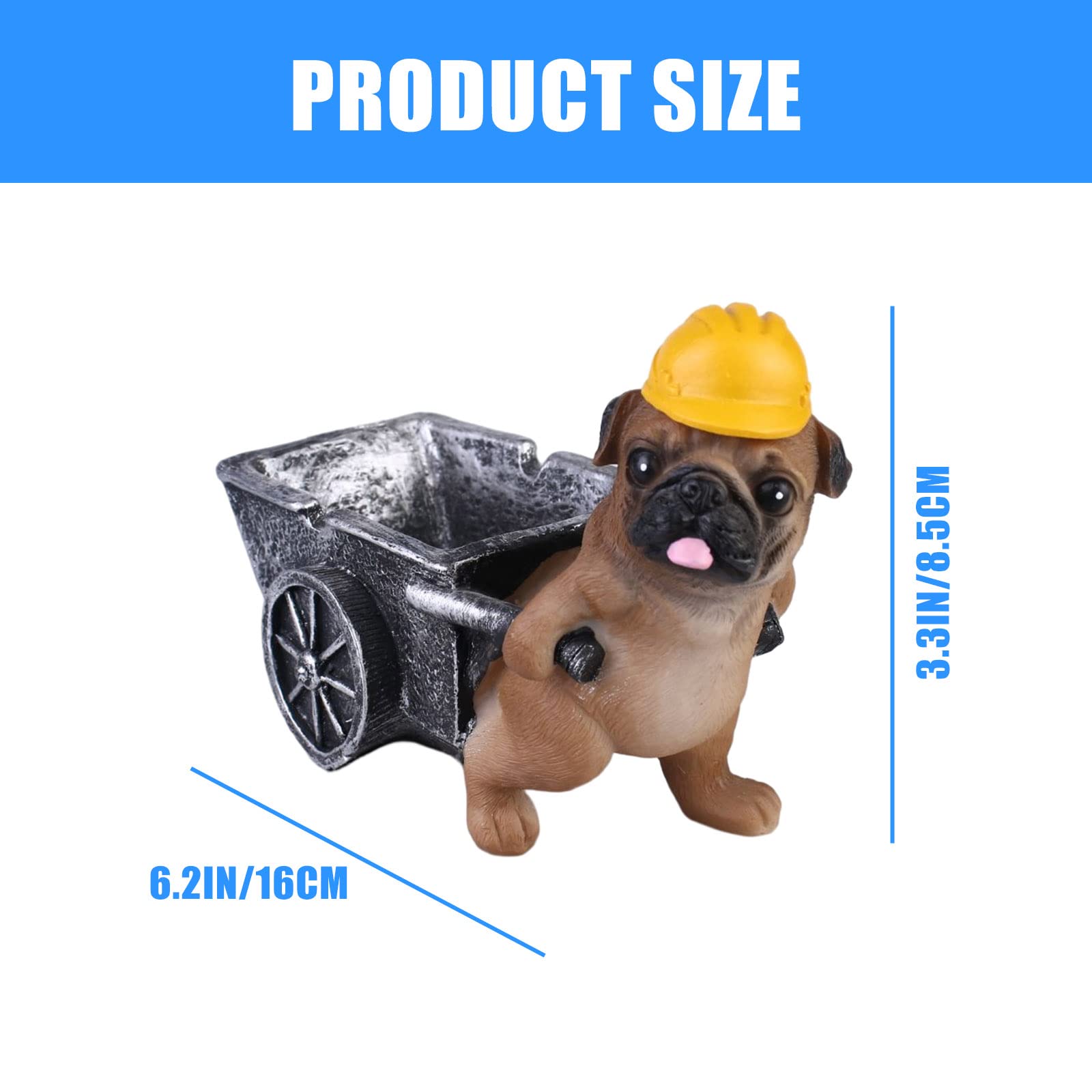 Creative Ashtray Funny Ashtray Ash Tray: Ash Tray Sets for Weed, Outside Ashtray, Cute Funny Dog Shape Ash Tray Set, Unique Ashtray for Patio Home Office, Great Gift for Men Women