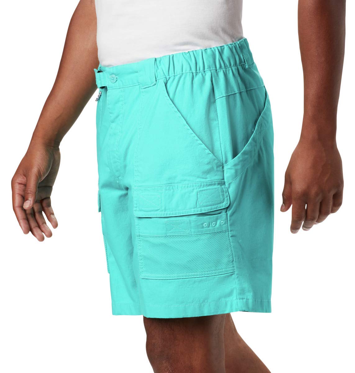 Columbia Men's Standard Half Moon III Short, Bright Aqua, Small/6" Inseam