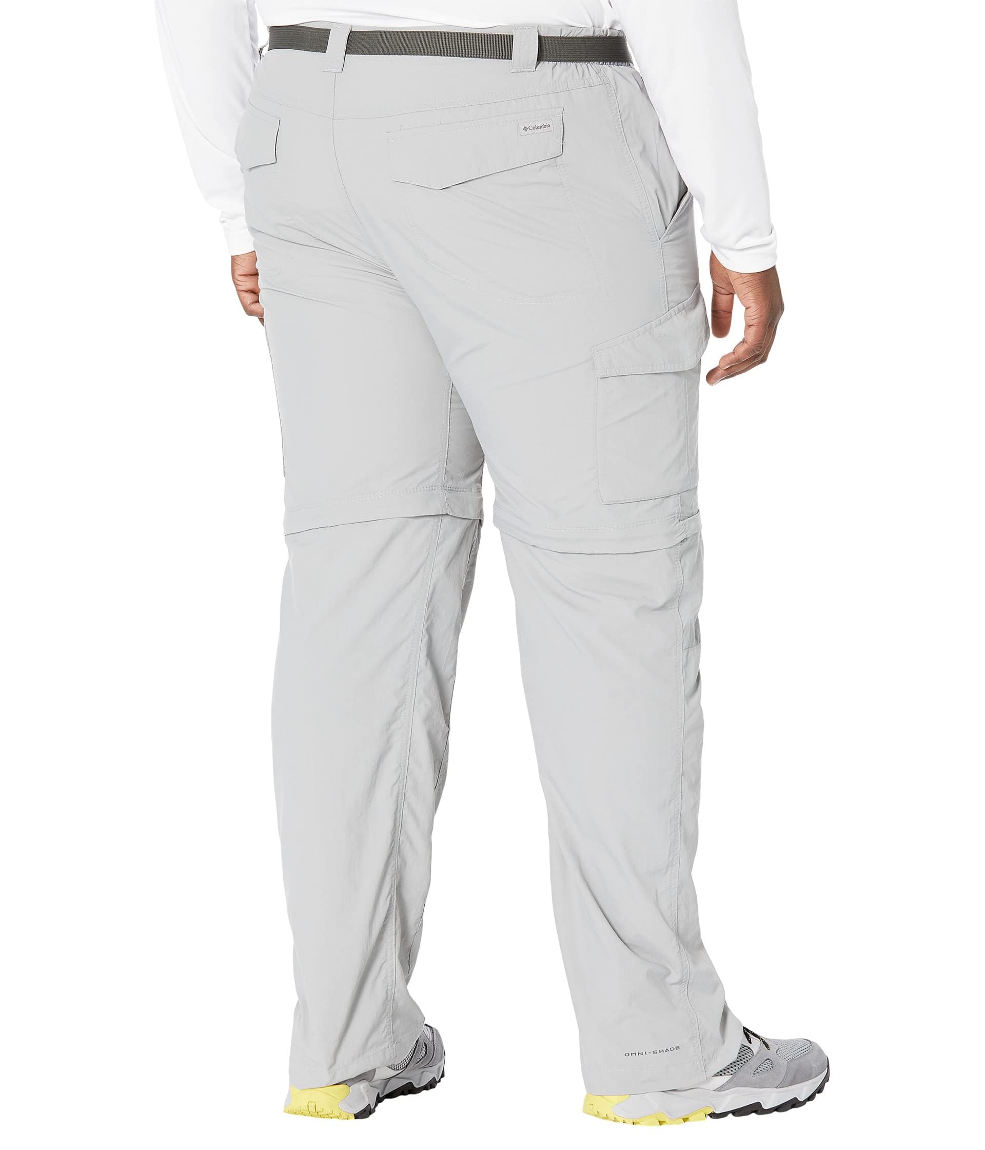 Columbia Men's Silver Ridge Convertible Pant, Grey, 44W x 32L Big