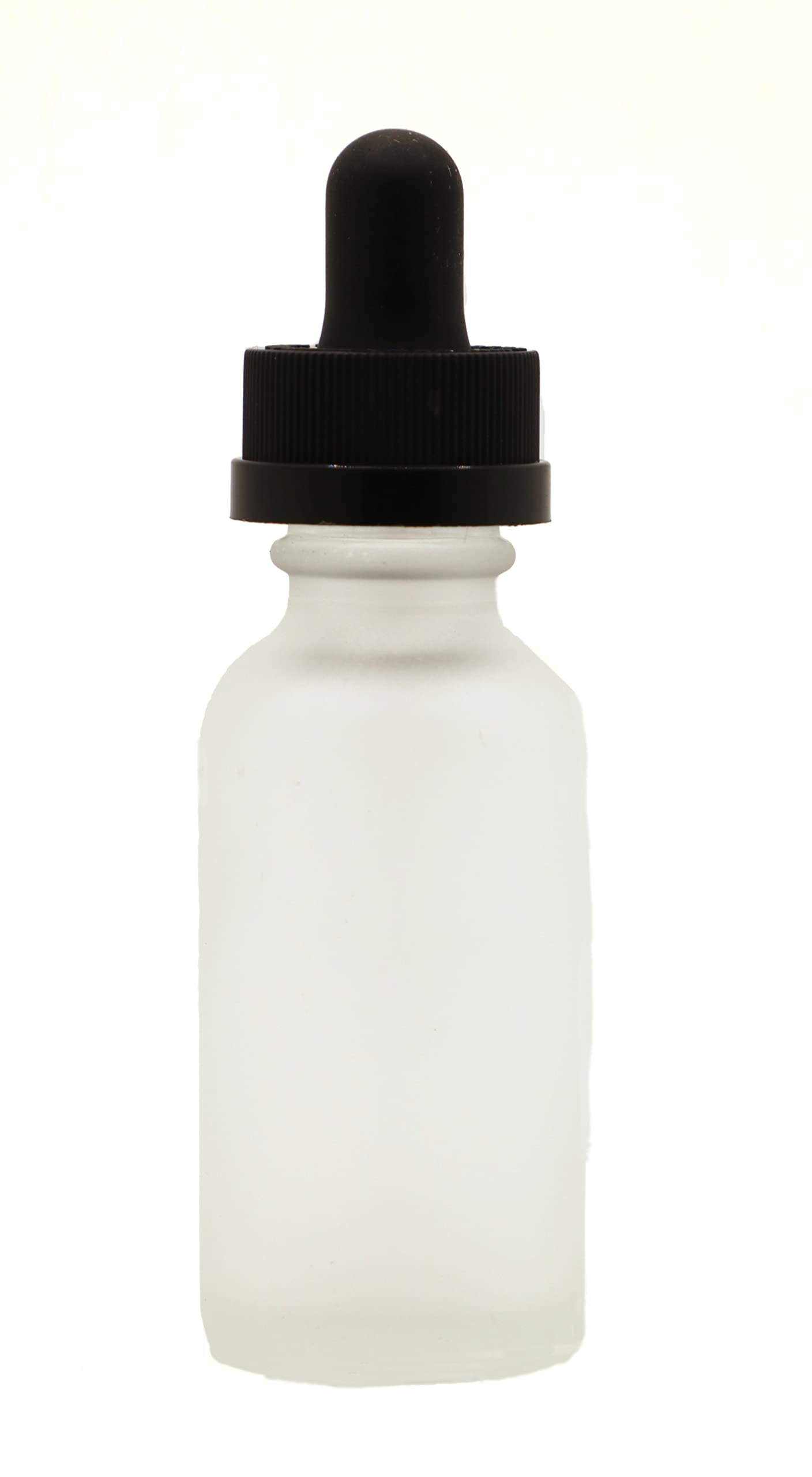 Frosted-Glass Dropper Bottles — 1 fl. oz. | 30 mL — (6 pk) — for Essential Oils, Skincare, Eye Droppers, Formulations – Child-Resistant Locking Feature – (6 bottles / 6 droppers)
