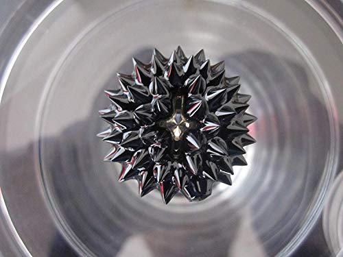 Make Magnetic Slime - Synthetic Black Iron Oxide (Fe3O4) 1 LB - with 2 Industrial Strength Magnets 3" x 1/2" x 1/8" - Great for Crafts, DIY, Home Improvement and Science Experiments by ESKS®