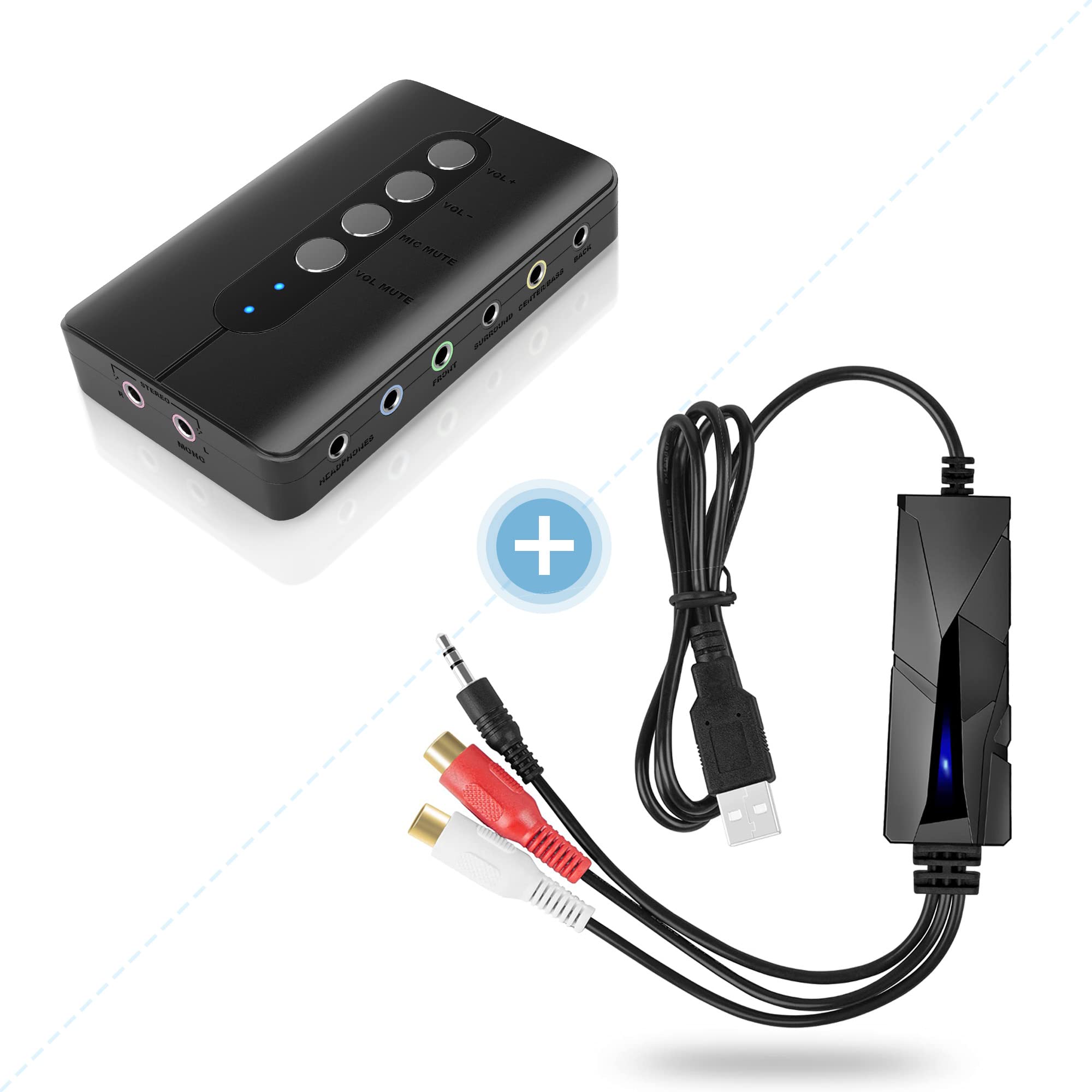 DriverGenius USB Audio Capture, and 7.1 USB External Sound Card