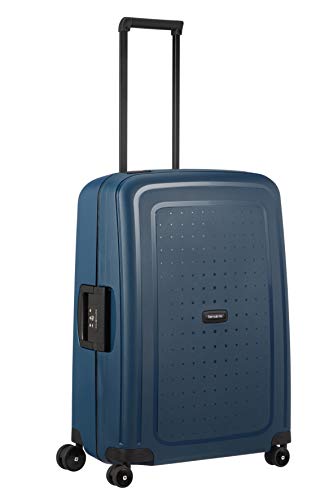Samsonite Unisex_Adult Luggage Suitcase, Blue (Navy Blue), M (69 cm-79 L)