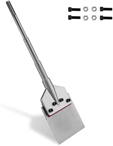 Generic SDS Max Floor Scraper, Ceramic Tile Thinset Removal Tool, Adhesives Remover Wall Scrapper, Heavy Duty 6β Wide Scaling Chisel Bit Blade Long Handle for All SDS-Max Rotary Hammers