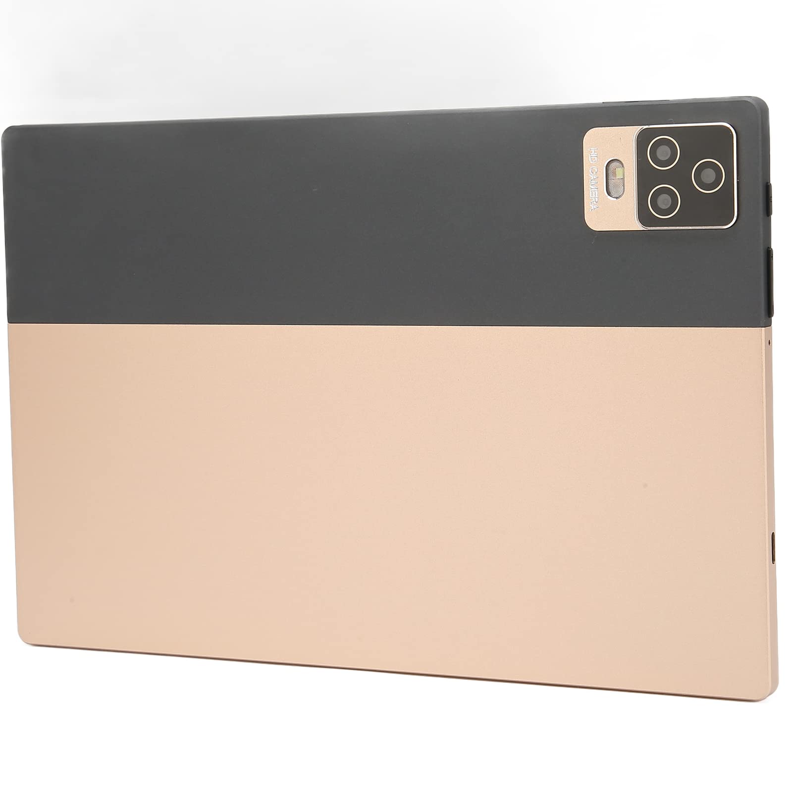 Dual band tablet, 128G ROM golden octa-core tablet with dual speakers for kids at home