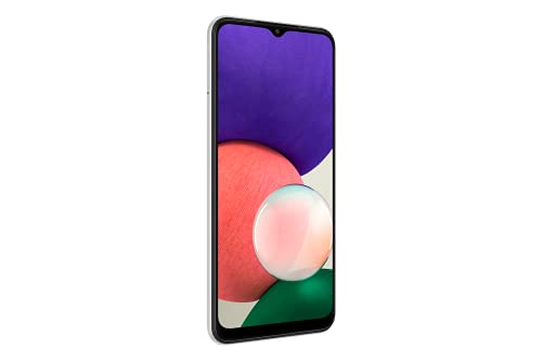 Samsung Galaxy A22 5G (SM-A226B/DSN) Dual SIM 64GB, 6.6β, Factory Unlocked GSM, International Version - No Warranty - White (Renewed)