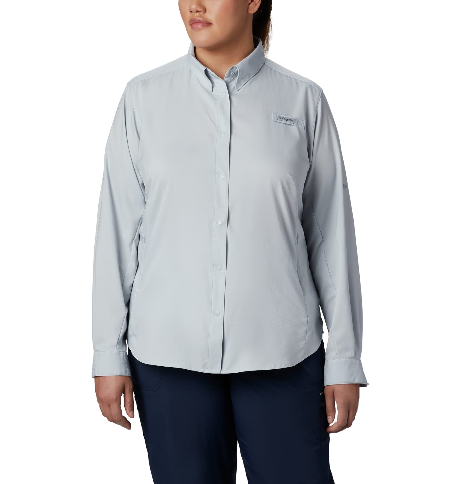 Columbia Women’s PFG Tamiami™ II Long Sleeve Shirt, Cirrus Grey, Medium