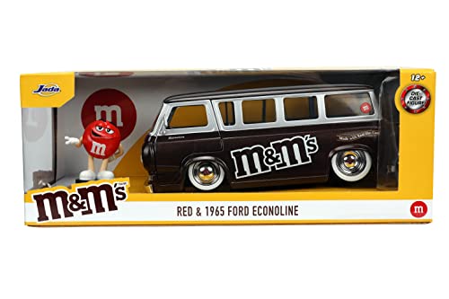 Jada Toys M&M's 1:24 1965 Ford Econoline Die-cast Car with Red Figure