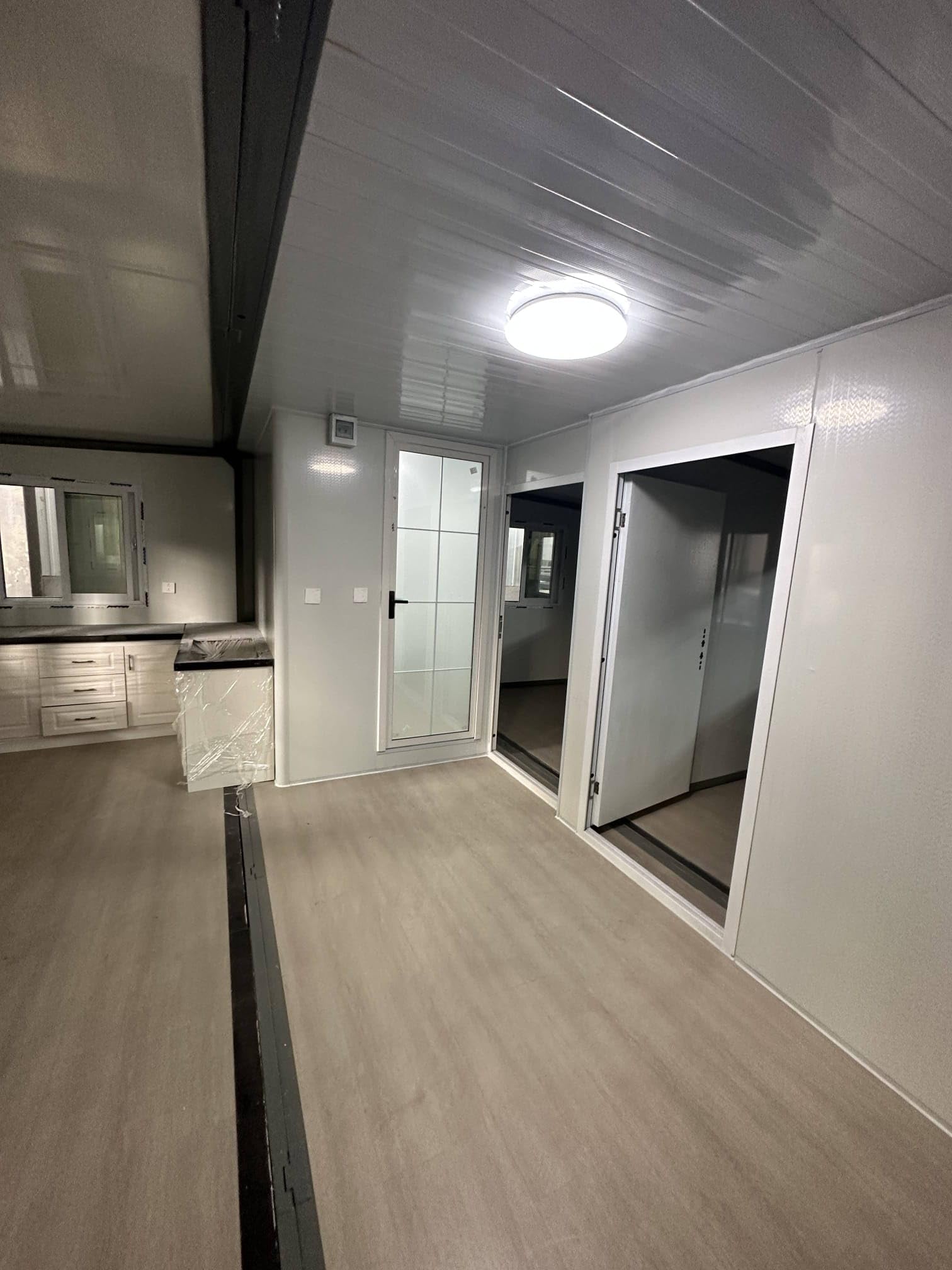 Generic Foldable Luxury Villa Expandable Portable House Foldable Container House 40 ft conter Homes, wihte