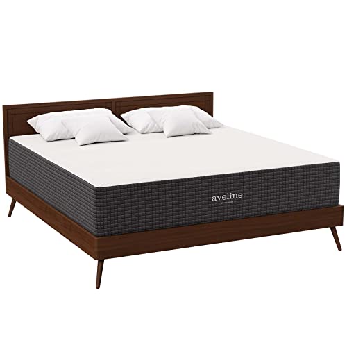 Modway Aveline 14” Gel Infused Memory Mattress with CertiPUR-US Certified Foam King Mattress