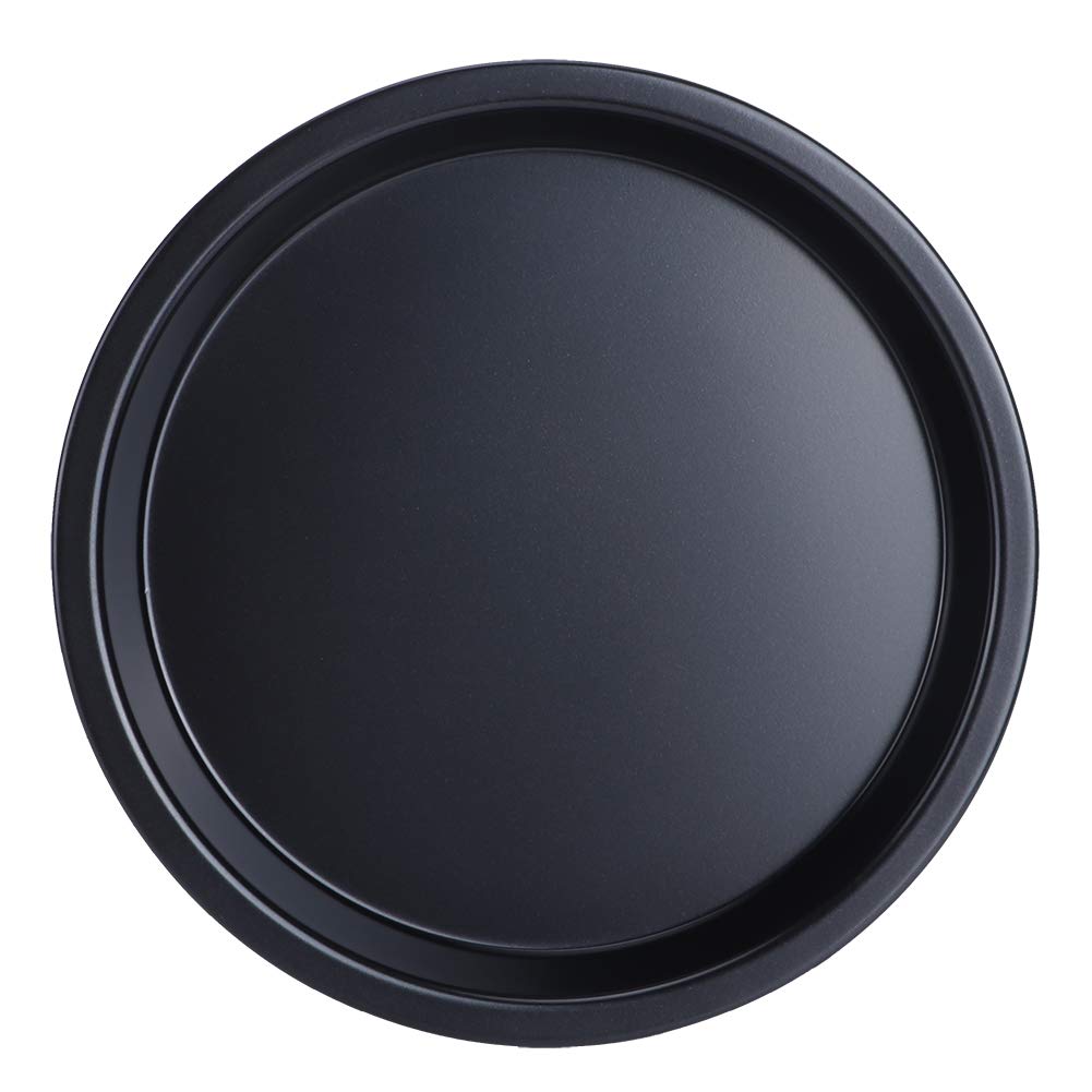 Fdit Pizza Pan Non-Stick Round Shallow Pie Cake Bread Mold Carbon Steel Baking Dish Pan Tray Kitchen Tools 5/6/7/8/9/10 inch (6in)
