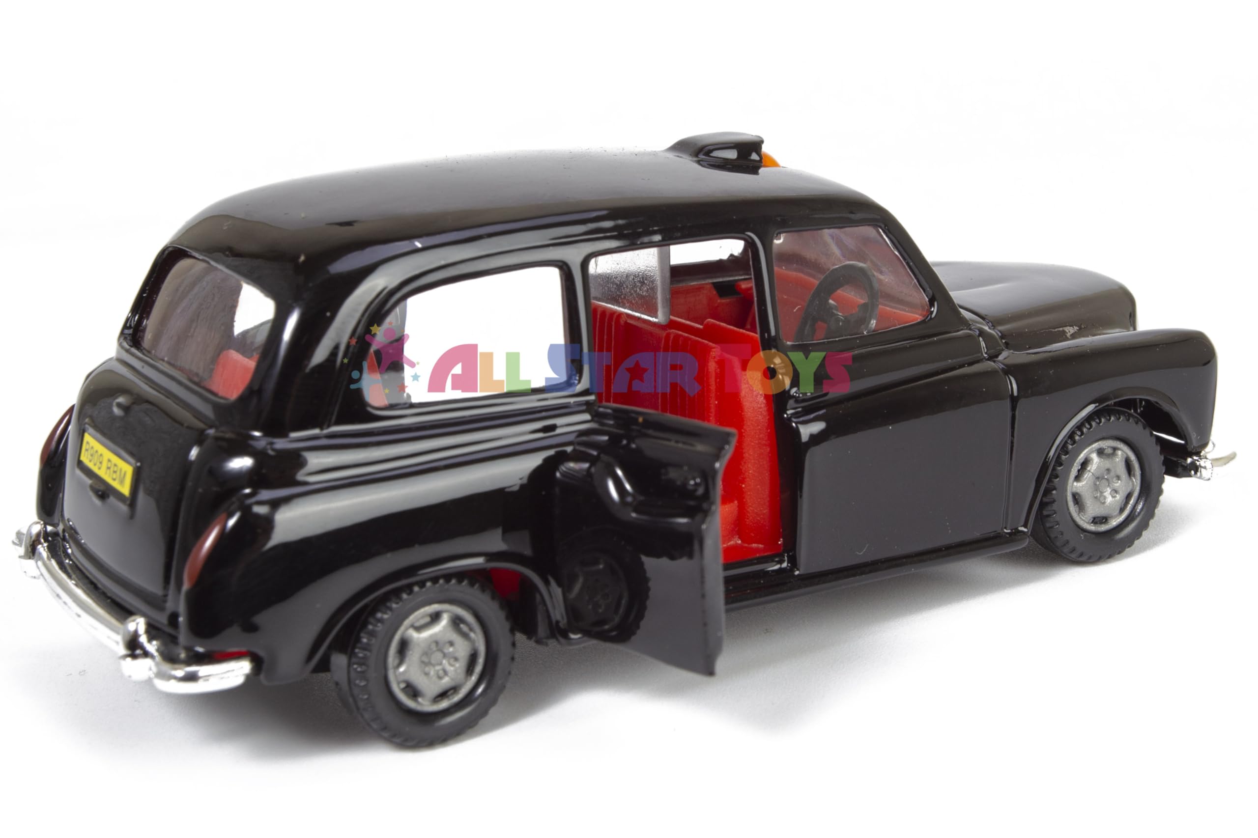 London Taxi 1/38 Scale Diecast Model Toy Car 4.75" Long Motormax 76003