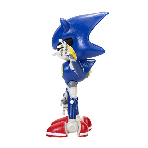 Sonic The Hedgehog Action Figure 2.5 Inch Metal Sonic Collectible Toy , Blue, 3 years