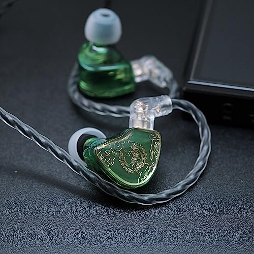 HIFICAT Tangzu WANER SG Jade Green 10mm Dynamic Driver in-Ear Earphone,PET Diaphragm HiFi IEM